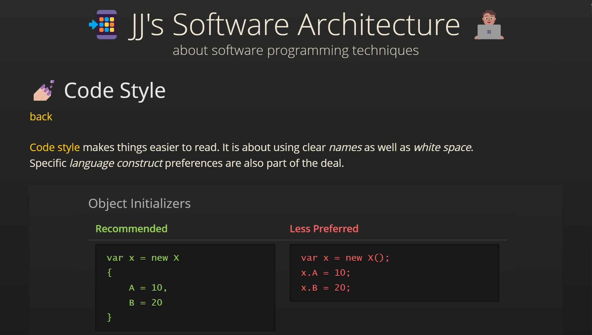 Code Style JJ s Software Architecture code-style-jj-s-software-architecture