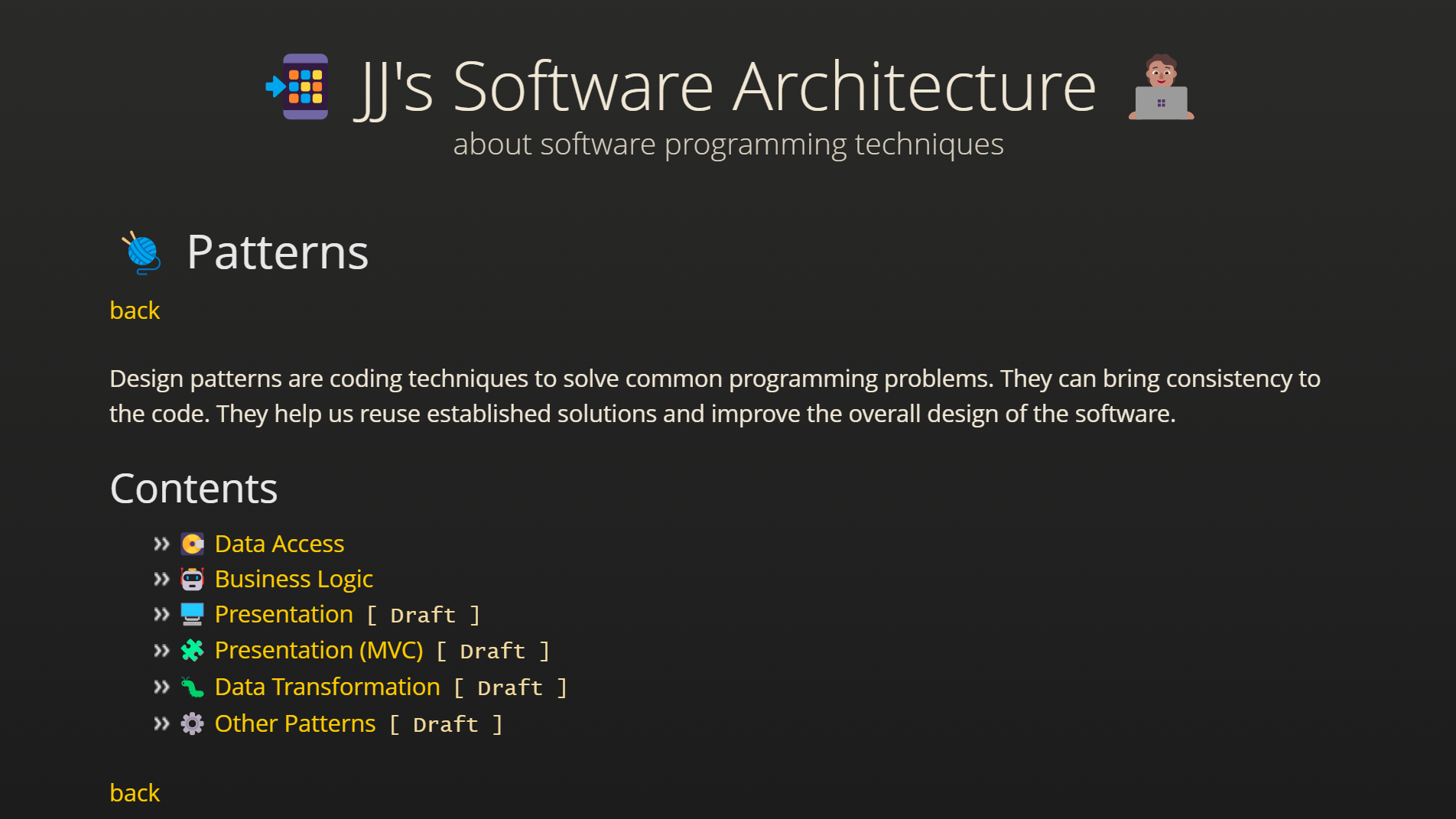 🧶 Patterns | 📲 JJ’s Software Architecture 🧑🏽‍💻